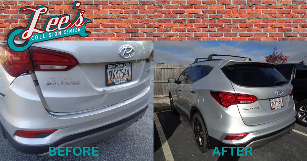 2018 Hyundai Santa Fe Before & After - Lee's Collision Center